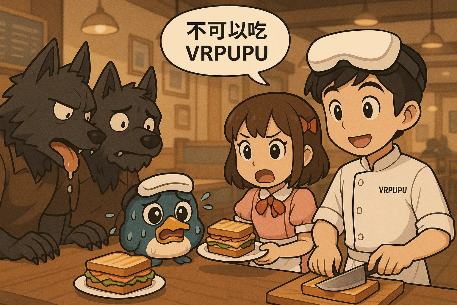 Meta Quest 親子遊戲推薦｜Cook-Out 可愛廚神大對決